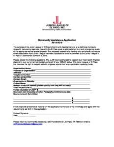 Community-Assistance-Application 2018-2019 – Junior League of El Paso